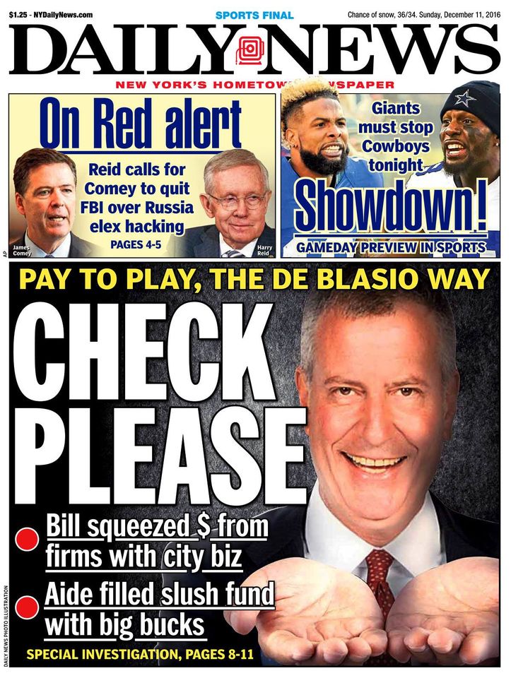 Letters Caution Mayor about Pay-to-Play Phone Calls — NOTES ON NEW YORK